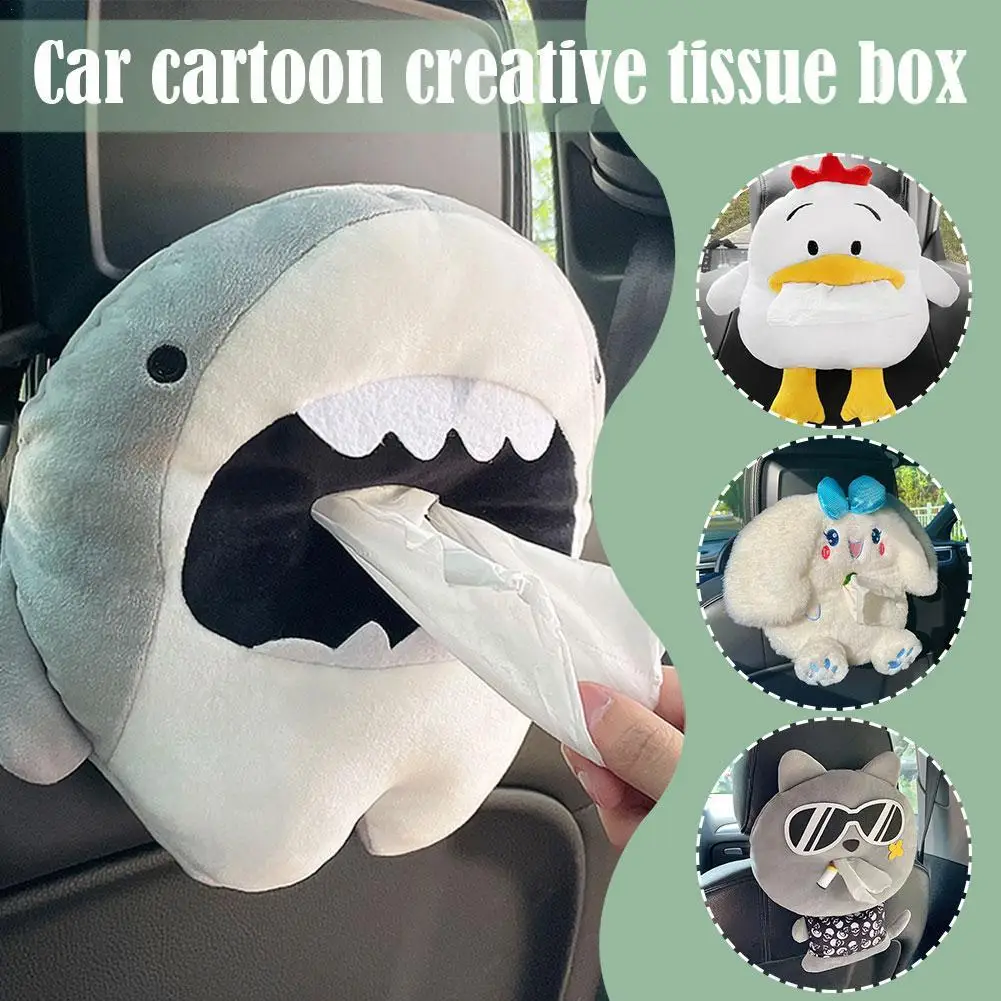 Cute-Car-Tissue-Holder-In-Car-Tissue-Box-Holder-Plush-Tissue-Box-Car ...