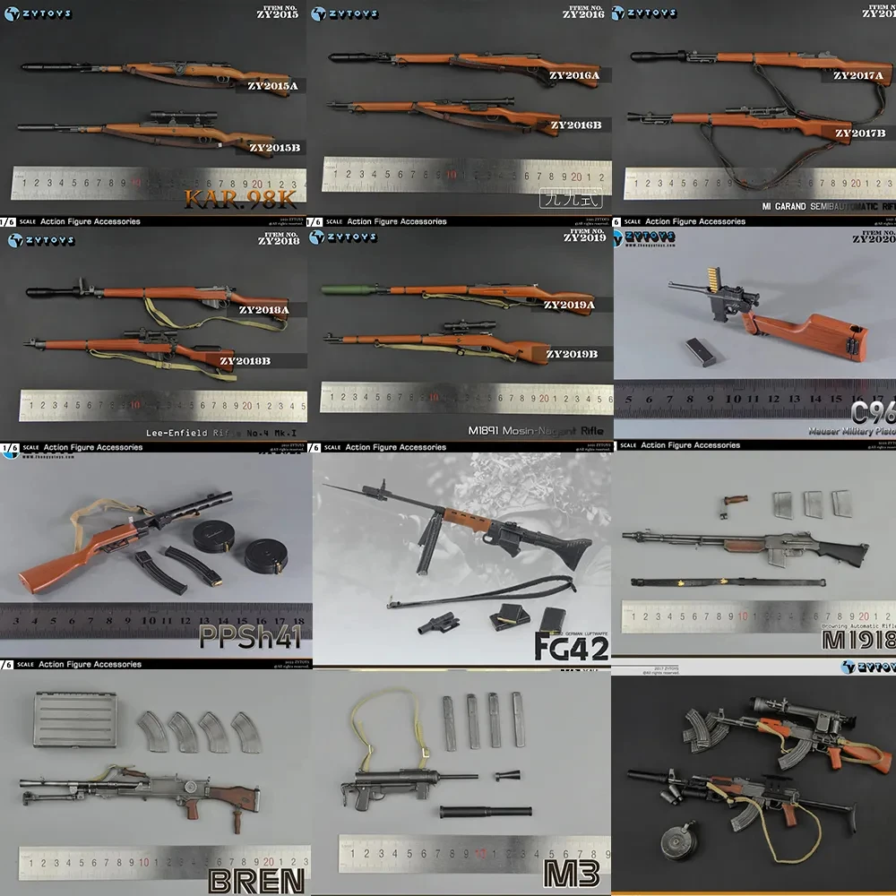 ZYTOYS-1-6-PPSh41-M1891-98K-Sniper-Gun-FG42-1-BREN-NO-4-MK-I-Rifle.jpg