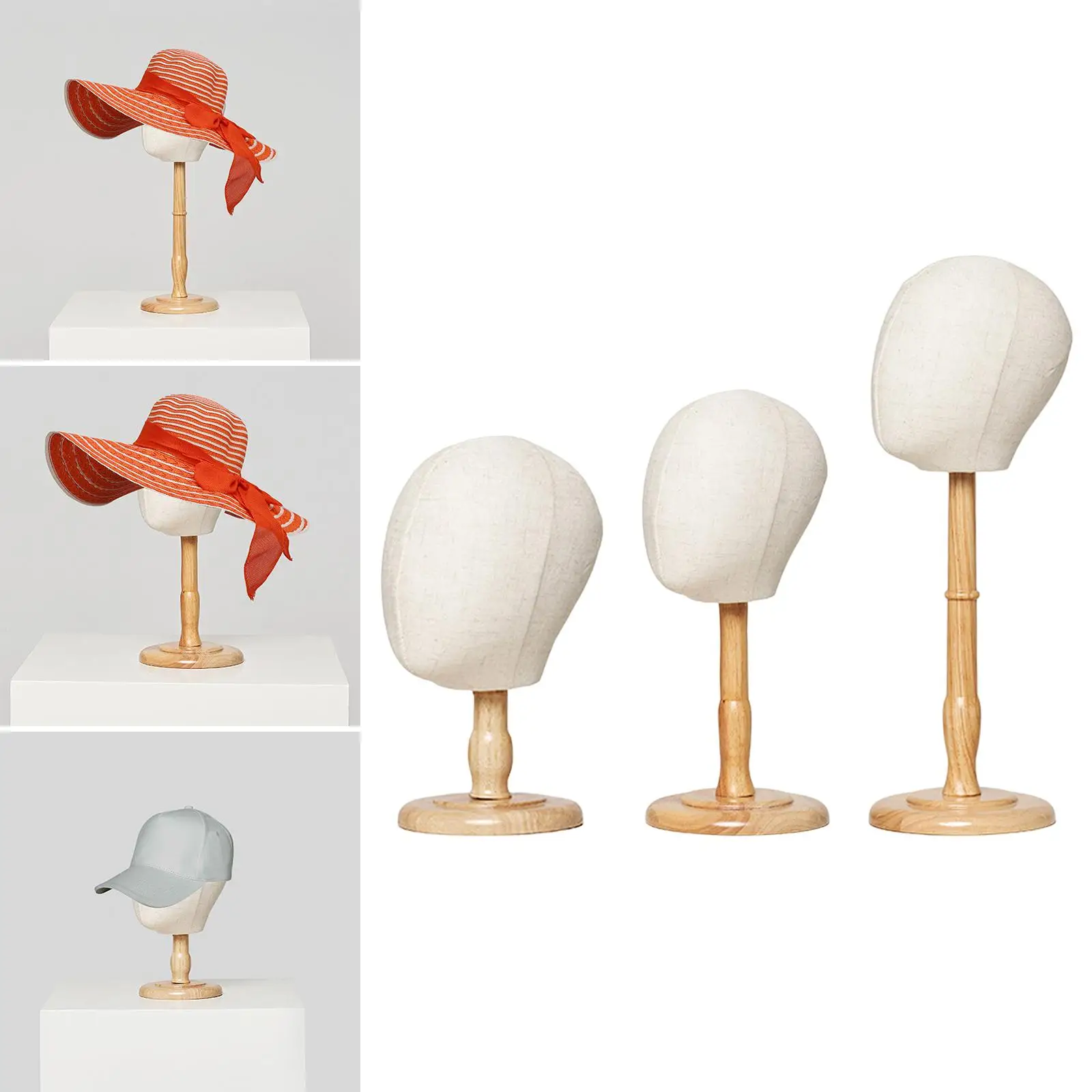 Wig-Hat-Caps-Display-Stand-Children-Mannequin-Head-Model-Caps-Storage ...