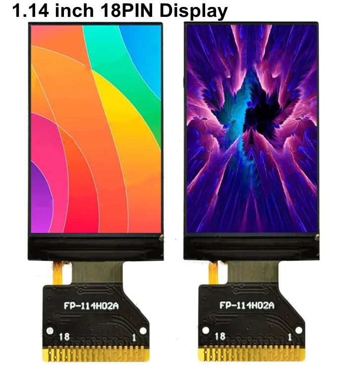 IPS 1.14 inch 13PIN SPI/18PIN Parallel HD TFT LCD Color Screen ST7789 ...