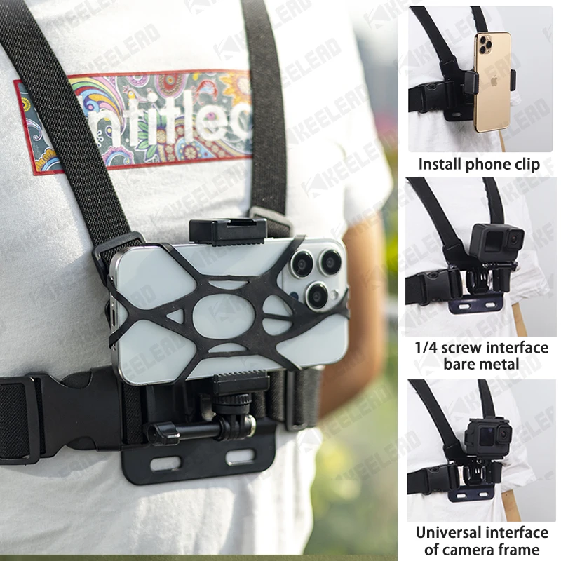 Chest-Strap-Mount-Belt-for-Gopro-Hero-Camera-Phone-Holder-for ...