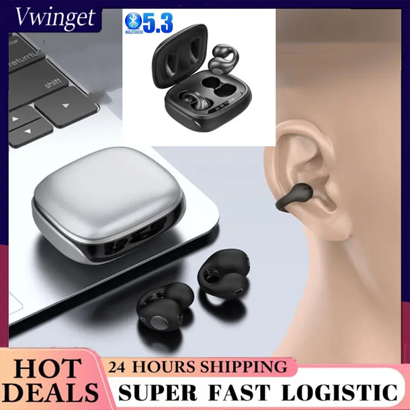 JX80-Wireless-Earbud-HiFi-Stereo-Surround-LED-Digital-Display-Bluetooth ...