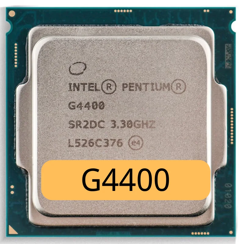 Procesador Intel Pentium G4400, CPU de doble núcleo, 2 hilos, 3,3 GHz, 3M, 54W, LGA 1151 ...