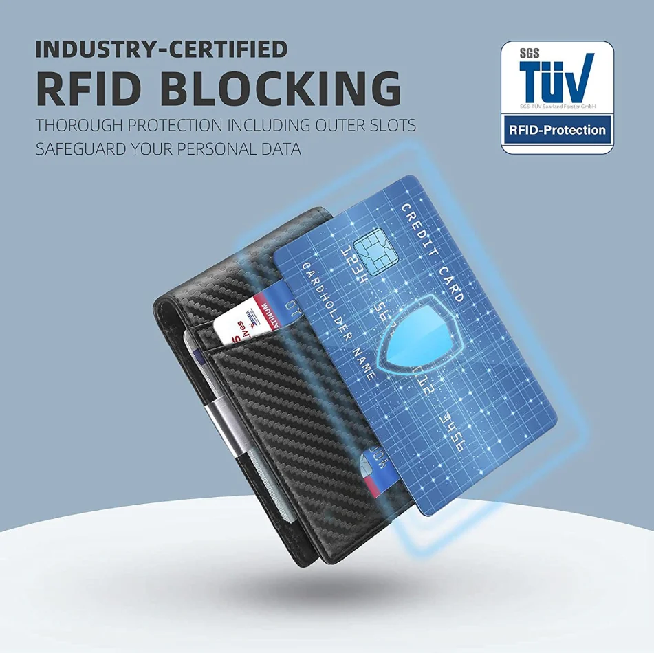 Billetera Antirobo Sistema Rfip con Clip Metalico GENERICO | falabella.com