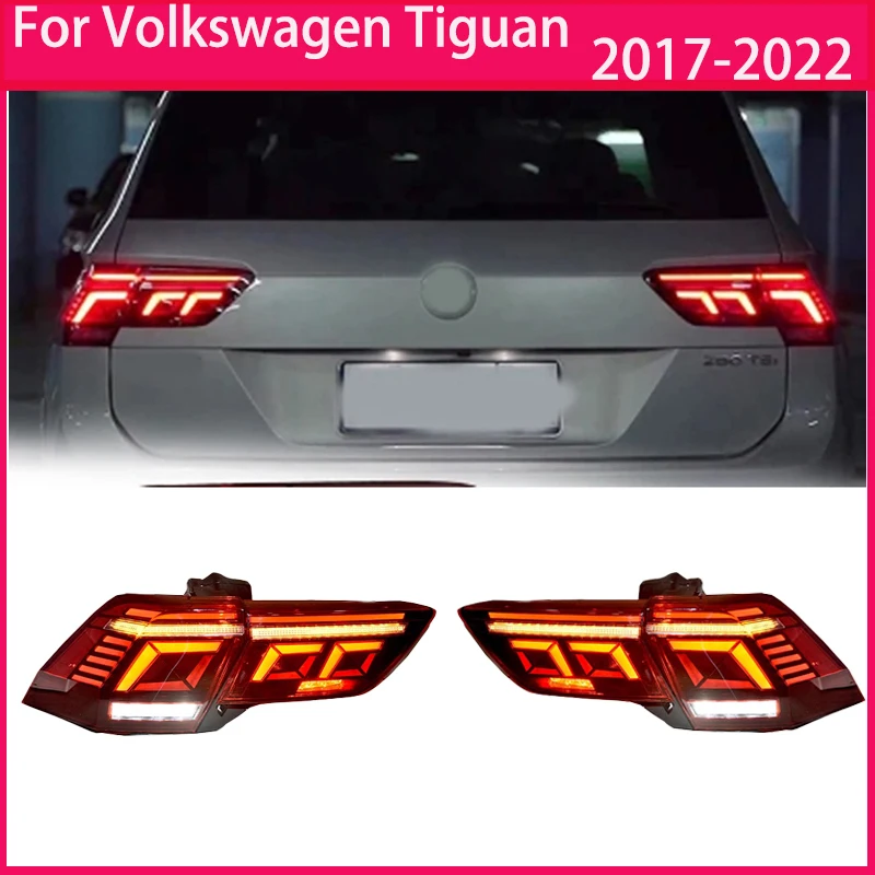 For-Volkswagen-Tiguan-2017-2022-LED-taillight-assembly-dynamic-signal ...