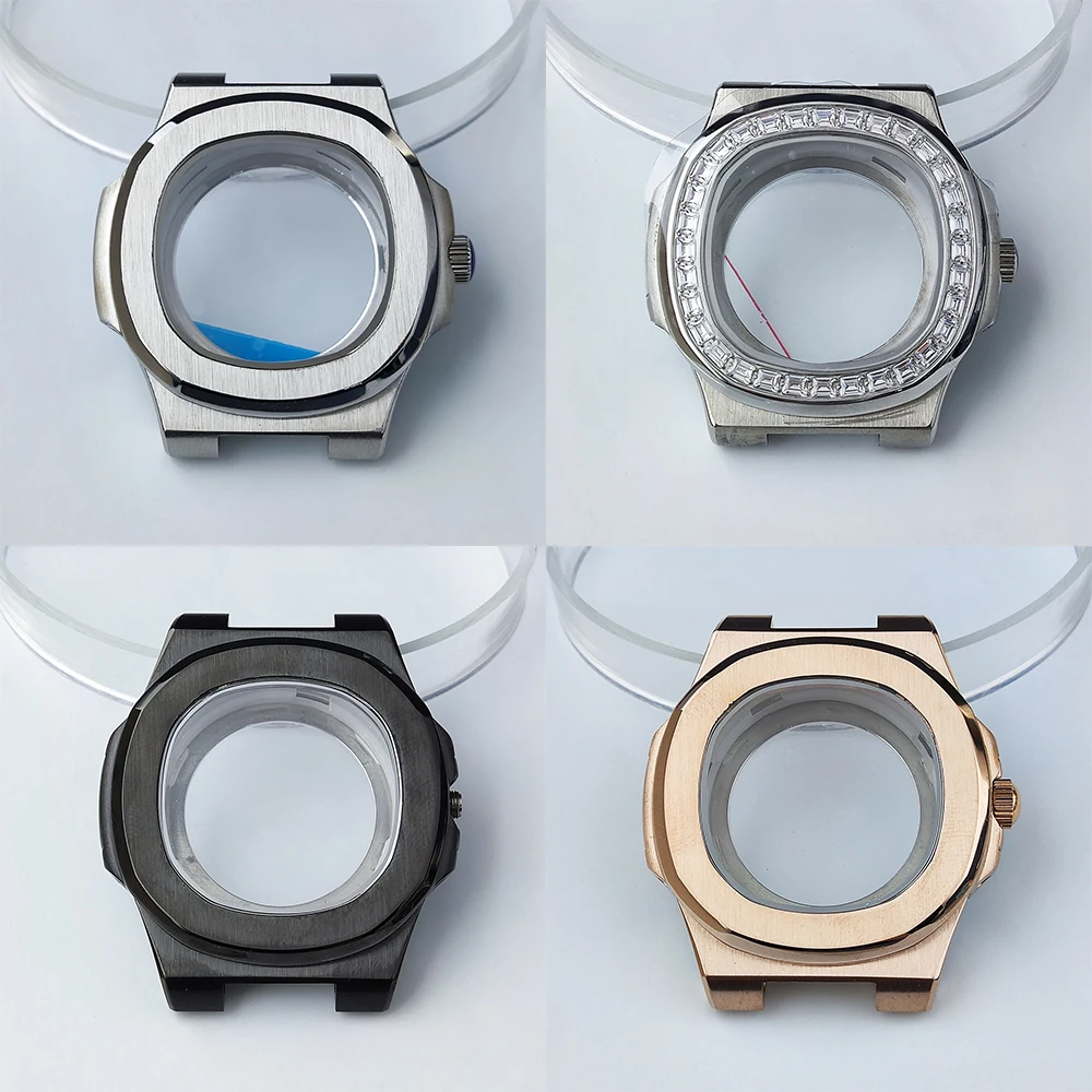 40mm-Watch-Case-Stainless-Steel-Case-NH35-Case-Sapphire-Crystal-Case ...