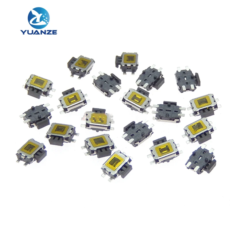 10pcs Micro Switch smd 4pin New Switch Button Key for Mobile Phone 12V ...