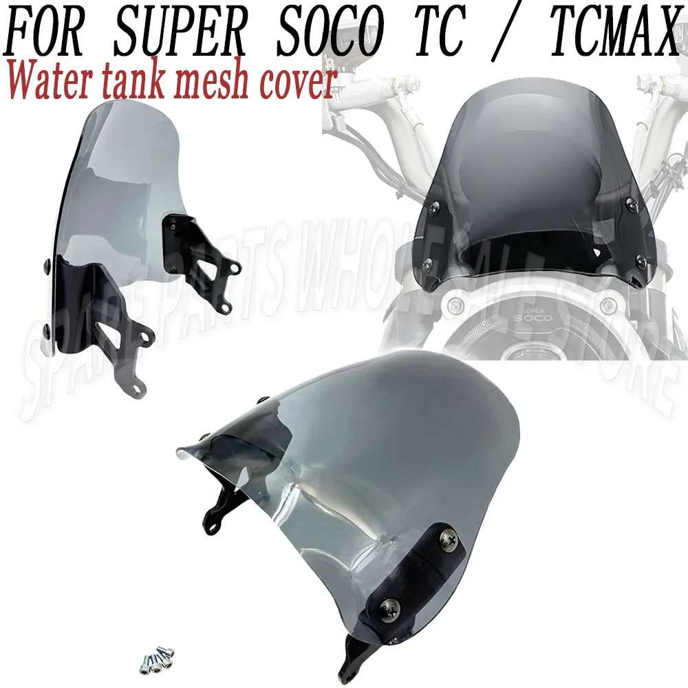 FOR SUPER SOCO TC / TCMAX TC MAX Windshield Motorcycle Windscreens Wind ...