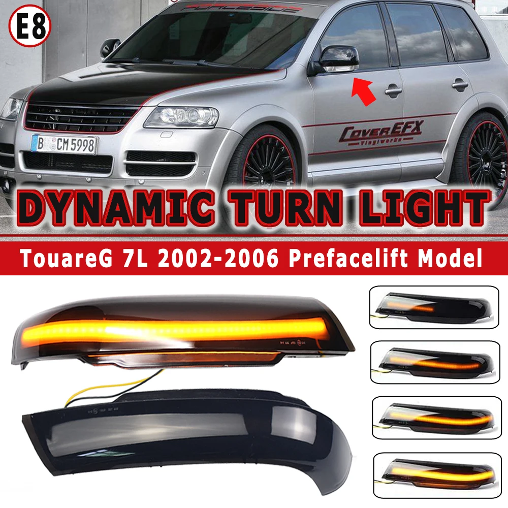 Dynamic Led Turn Signal Lights For Volkswagen Vw Touareg I Mk1 7l 2002 ...