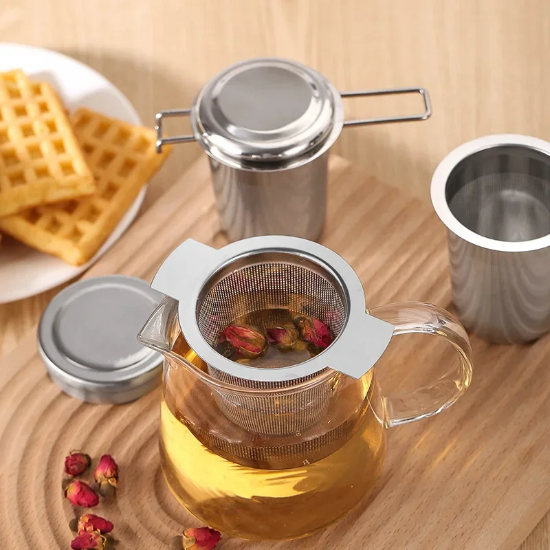 Tea-Strainer-Stainless-Steel-Reusable-Pot-Spice-Strainer-Leakage-Tea ...