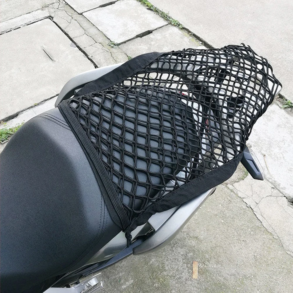 Motorcycle Helmet Storage Trunk Bag Motorcycle Luggage Net Hook Hold ...