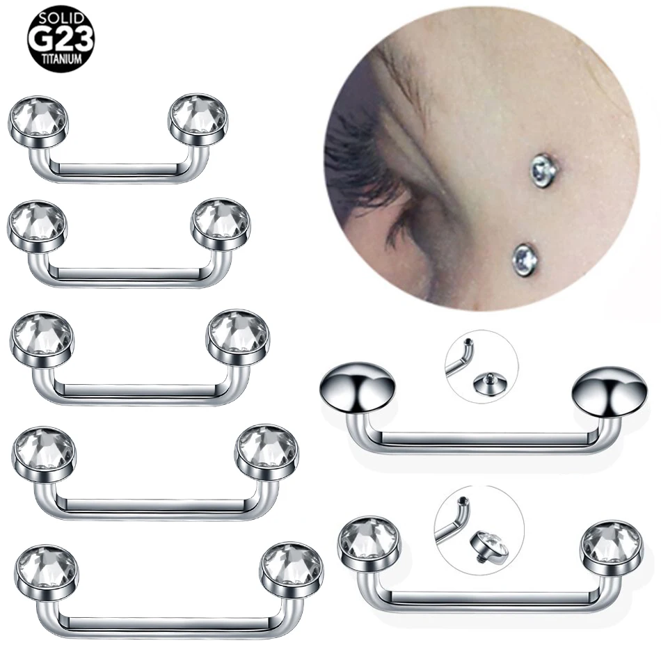 Piercings-Micro-d-rmicos-de-titanio-CZ-Piercing-de-superficie-cristal ...