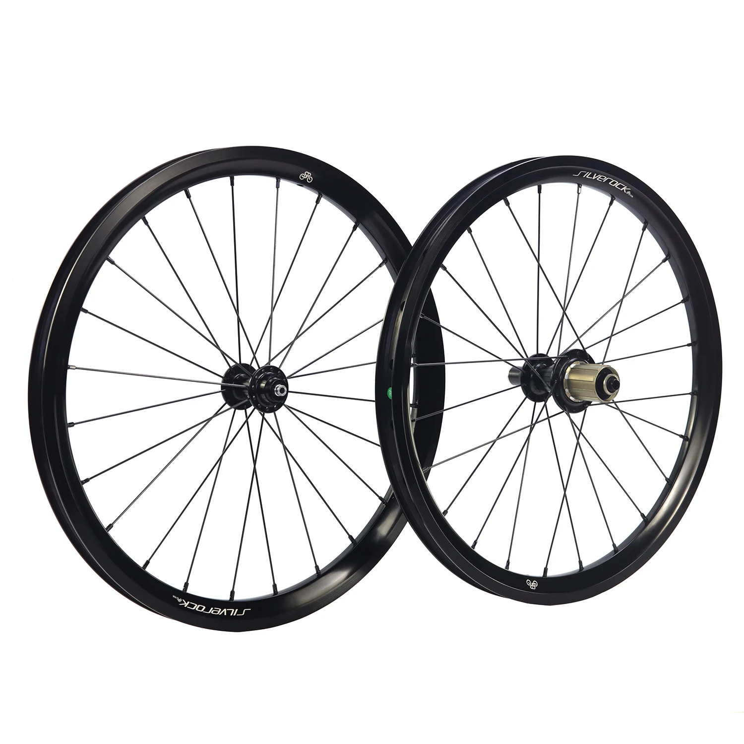 SILVEROCK-XM-25-Alloy-Rim-Brake-Wheels-20in-406-Flat-Rim-Hand-Build-for ...