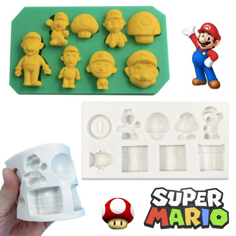 Super-Mario-Bros-Silicone-mould-Cartoon-DIY-Cake-Baking-Decoration ...