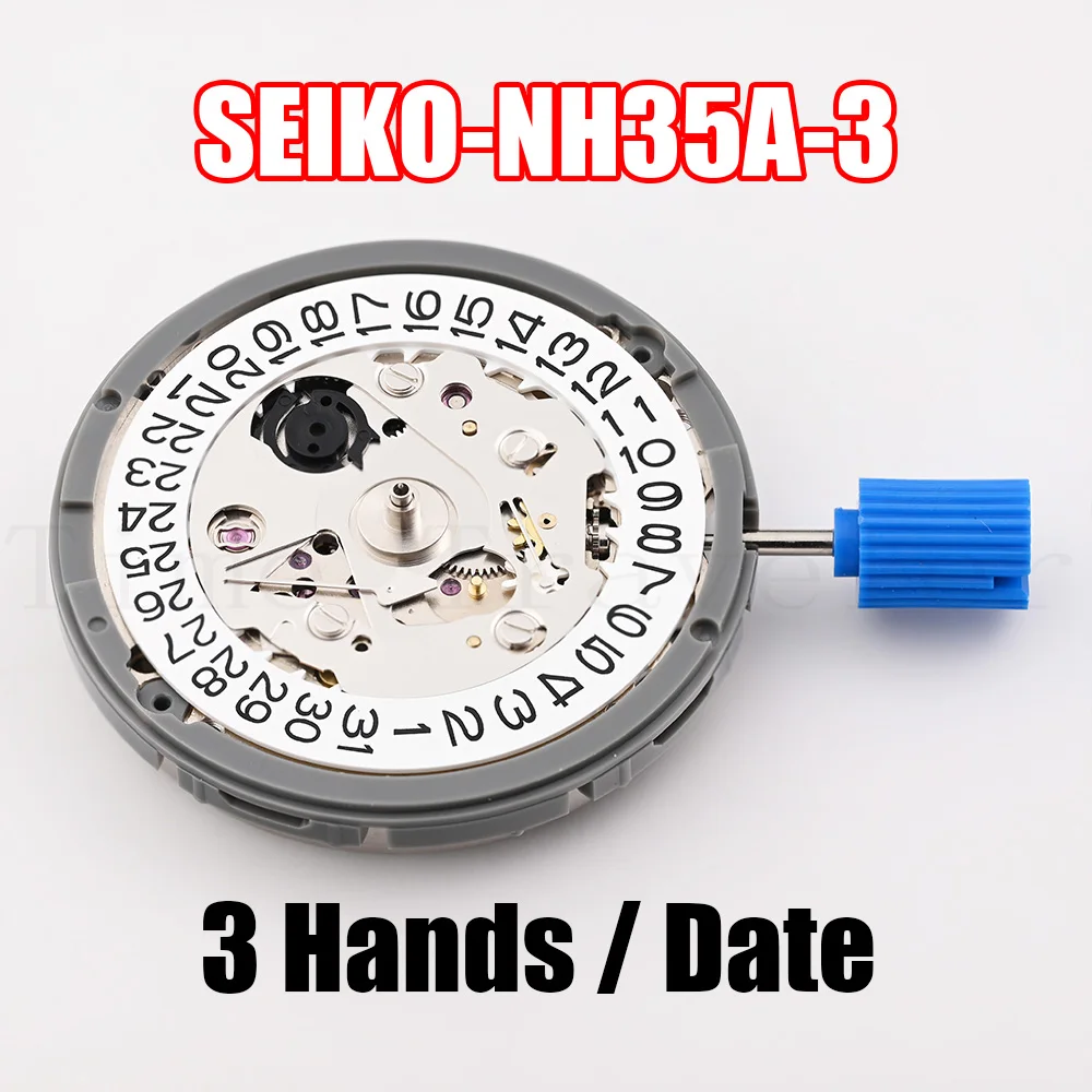 Japan-Seiko-NH35A-Premium-Mechanical-Movement-NH35-White-Datewheel-24 ...