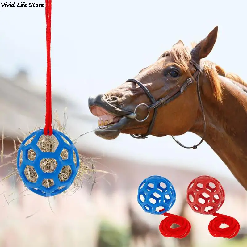 Horse Treat Ball Hay Feeder Toy Ball Hanging Feeding Toy for Horse ...