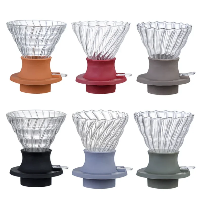 Silicone-Large-Glass-Coffee-Pot-Smart-Cup-Coffee-Filter-Cup-Soaking ...