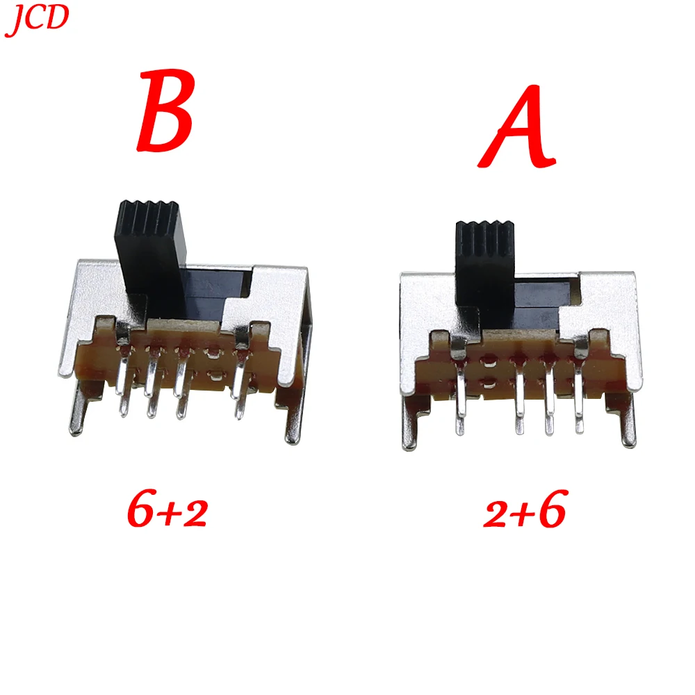 5-10PCS-SK23D05-G6-Panel-PCB-8-Pin-3-Position-2P3T-DP3T-Slide-Switch ...