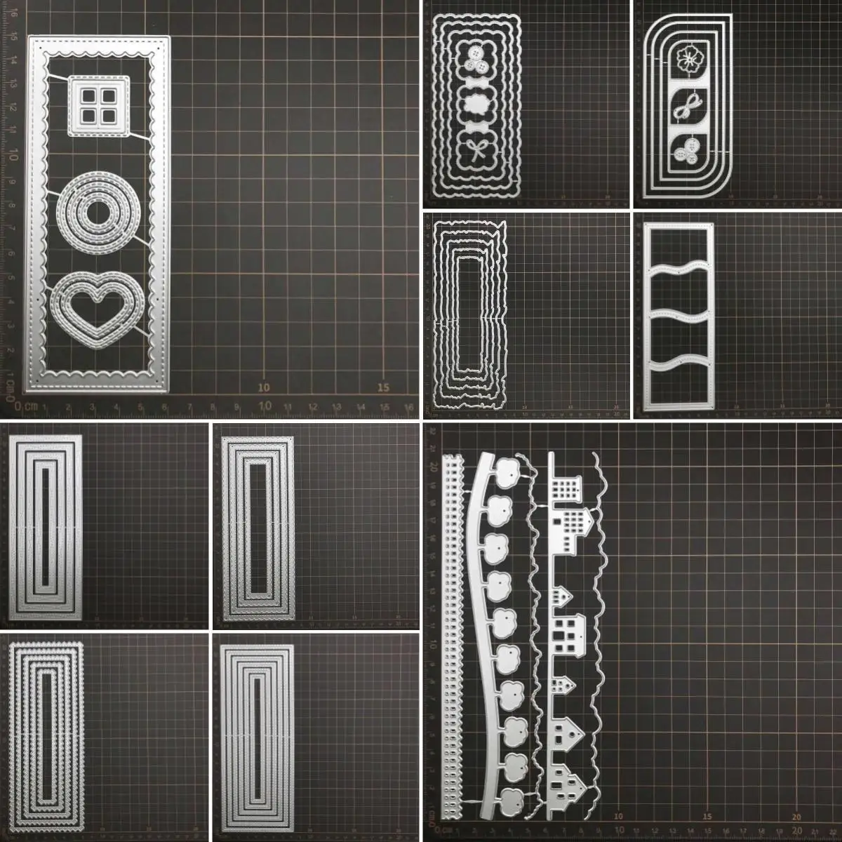 11-kinds-rectangle-frame-Metal-Cutting-Dies-Stencils-For-DIY ...