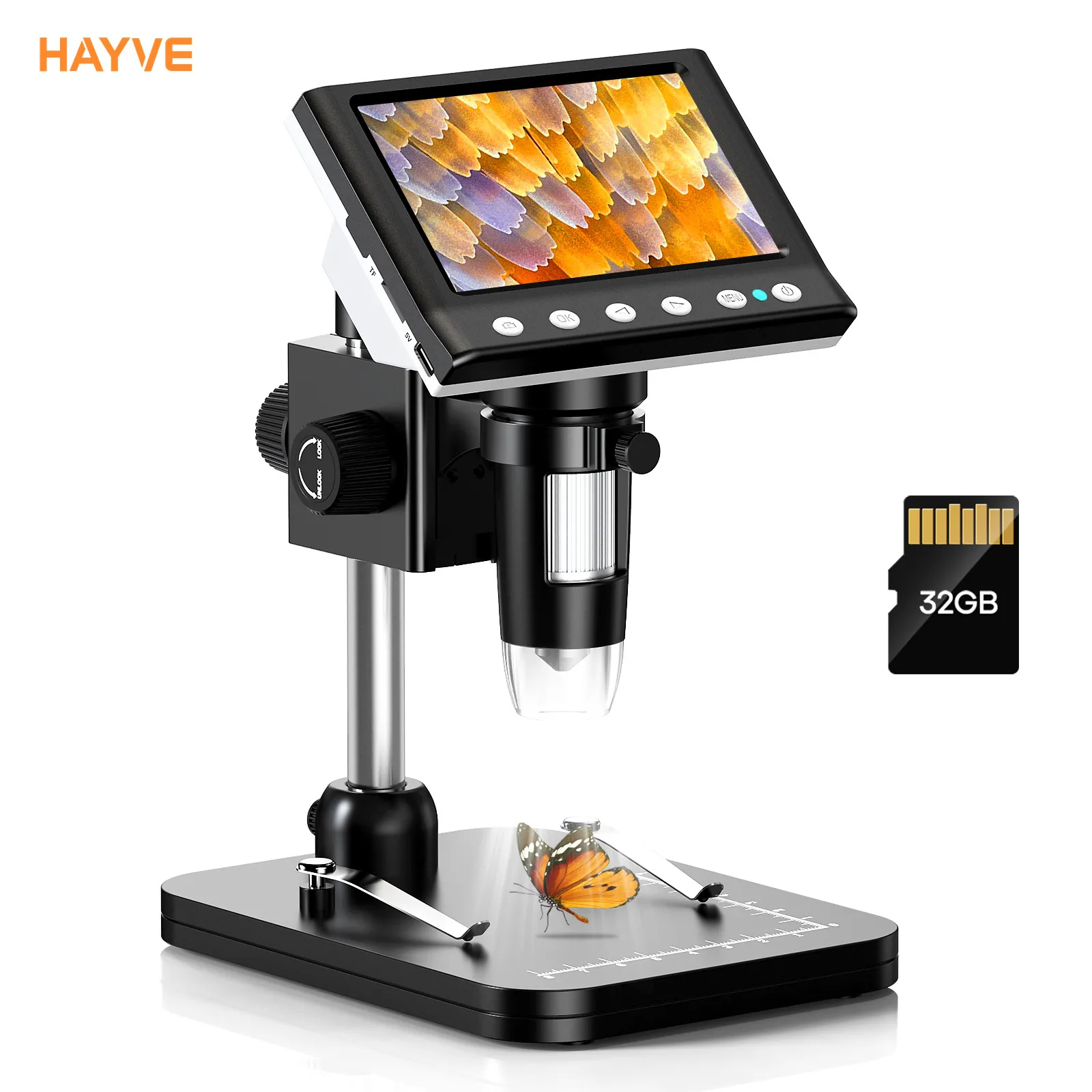 Hayve-4-3-IPS-Coin-Microscope-1000X-Magnification-Digital-Microscope ...