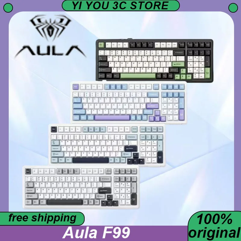 Aula-F99-Mechanical-Gaming-Keyboard-Bluetooth-5-0-4-0g-Wireless-Wired ...