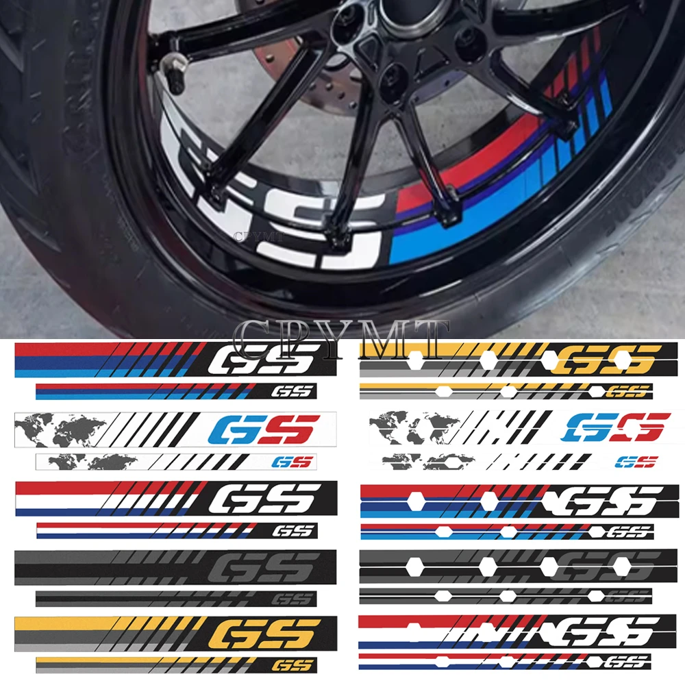 Motorcycle Wheel Hub Rim Sticker Decoratio Decals fit For R1200GS ...