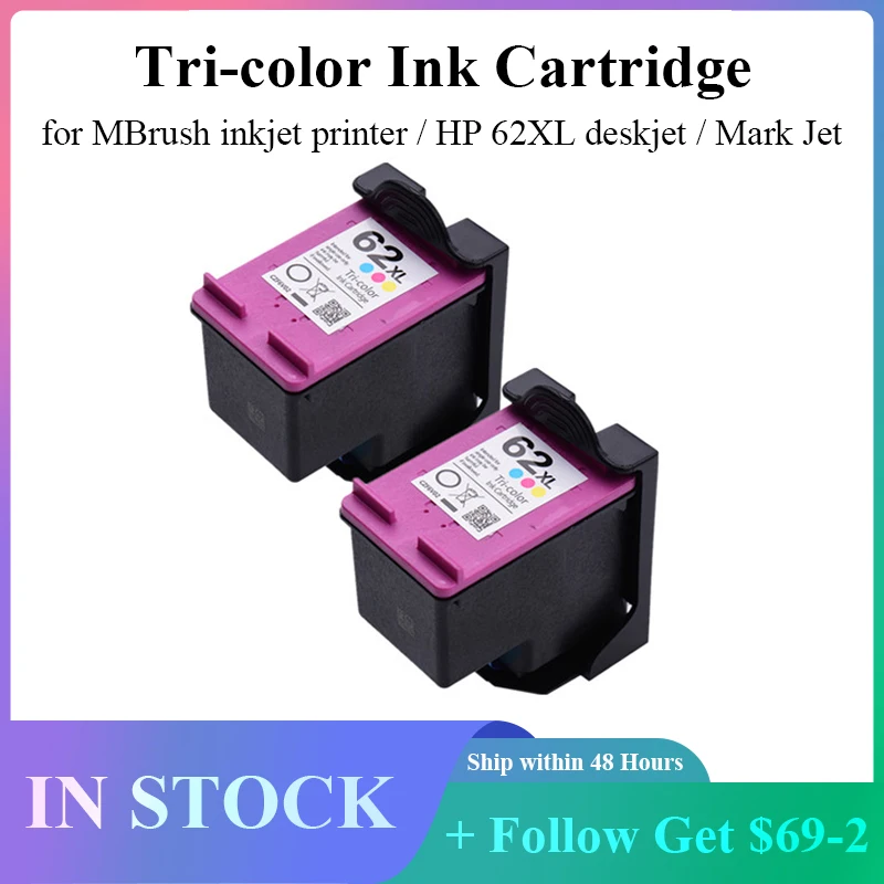 Tri-color Ink Cartridge Replacement Compatible with MBrush Pekoko ...