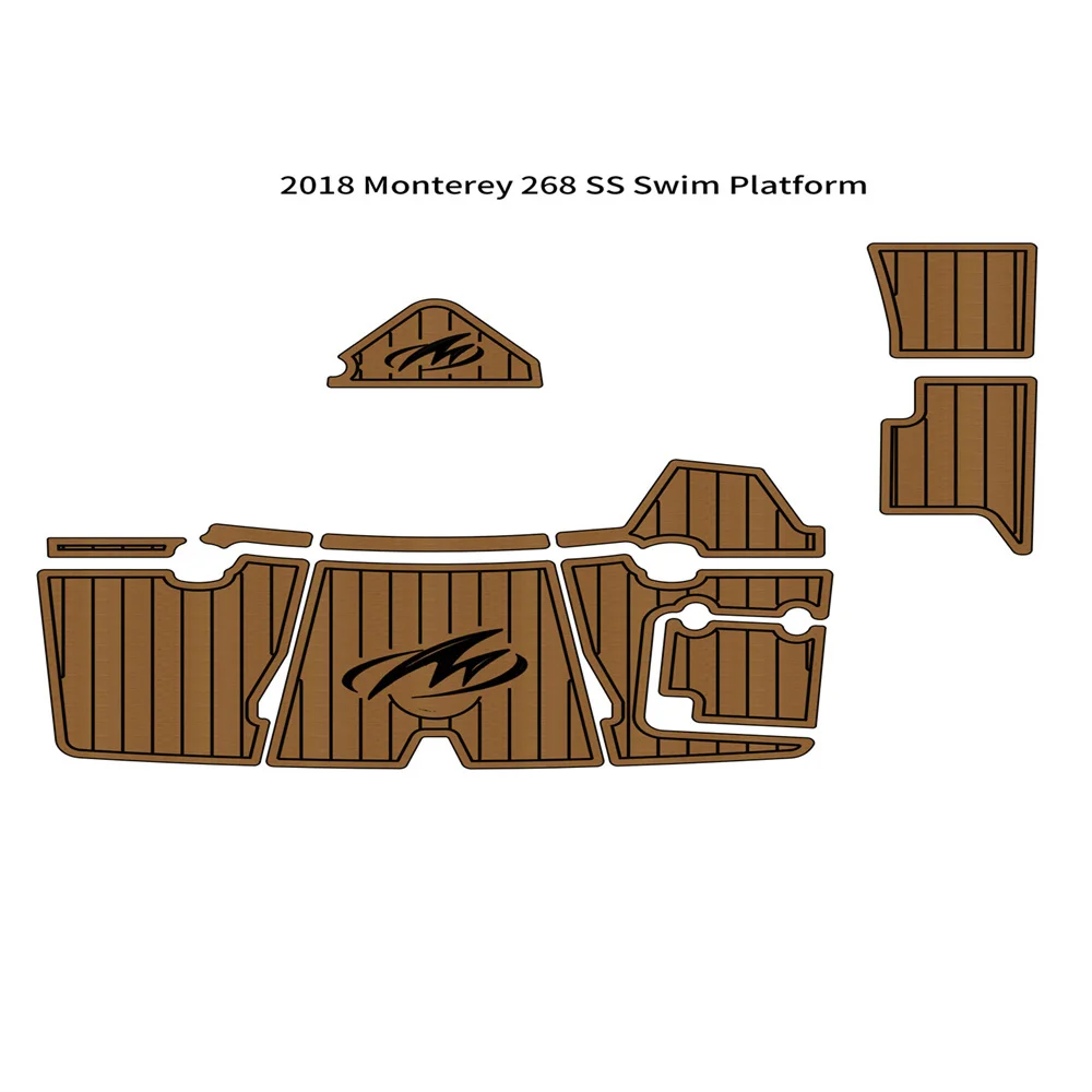 2018-Monterey-268-SS-Swim-Platform-Step-Pad-Boat-EVA-Foam-Faux-Teak ...