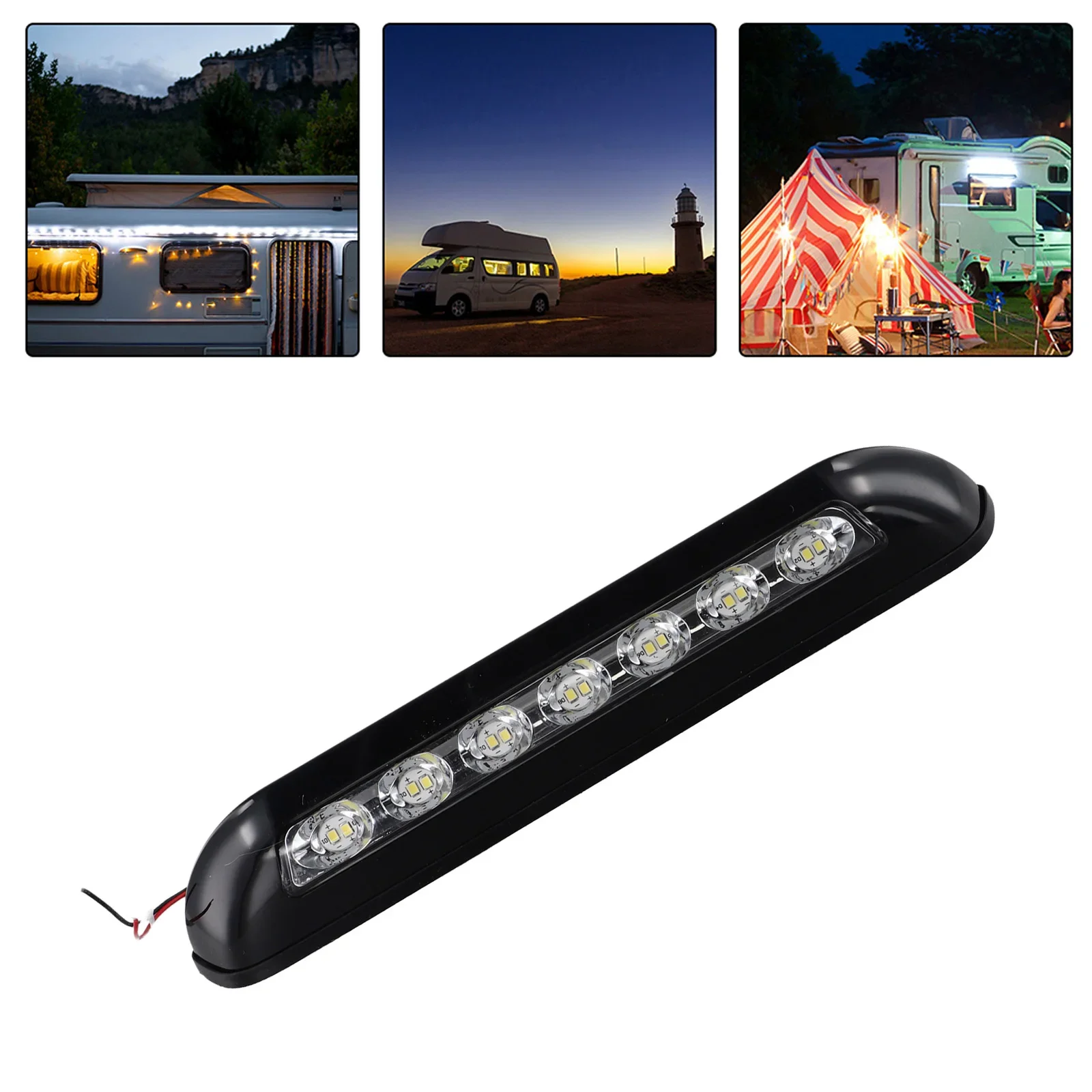 12V RV LED Light Exterior LED Lamp Beads RV LED Awning Porch Light ...