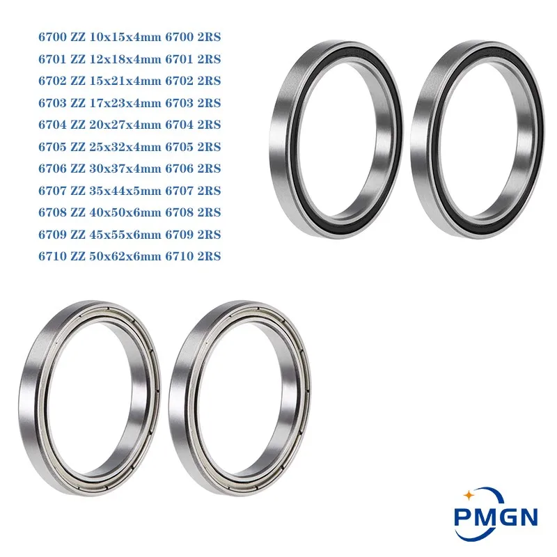 2/5pcs Bearing 608 6700 6701 6702 6703 6704 6705 6706 6707 6708 6709 ...
