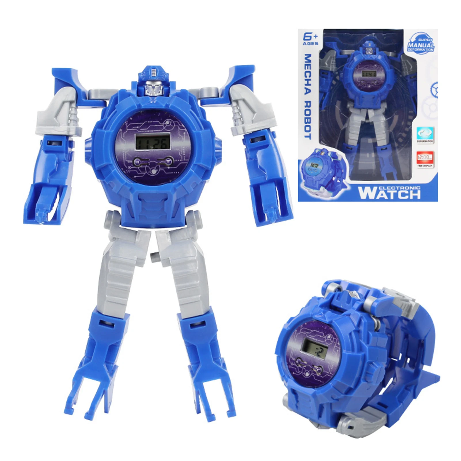 Creative Robot Transforming Kids Watch Transformation Toys - Welcome