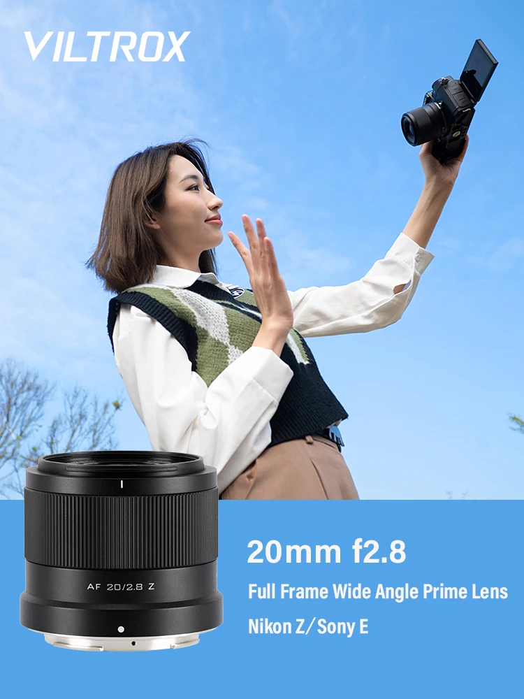VILTROX 20mm F2,8 Sony E Kamera Objektiv Weitwinkel Große Blende ...