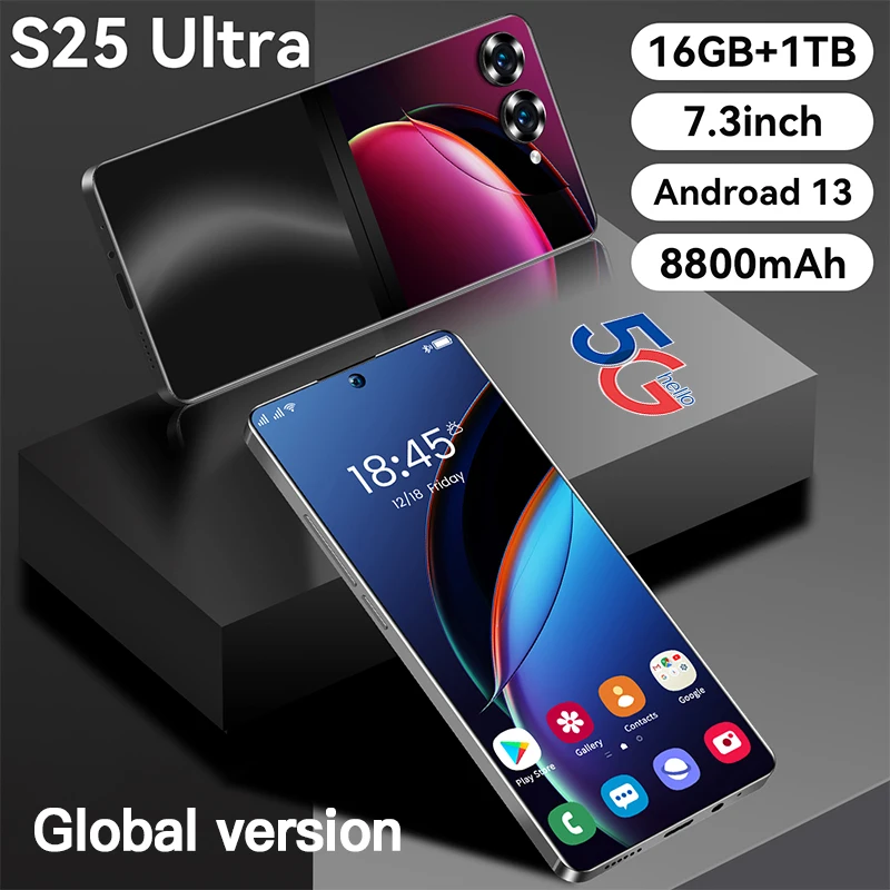 Global-Version-new-S25-Ultra-5G-Smartphone-Original-Phones-7-3inch-HD ...