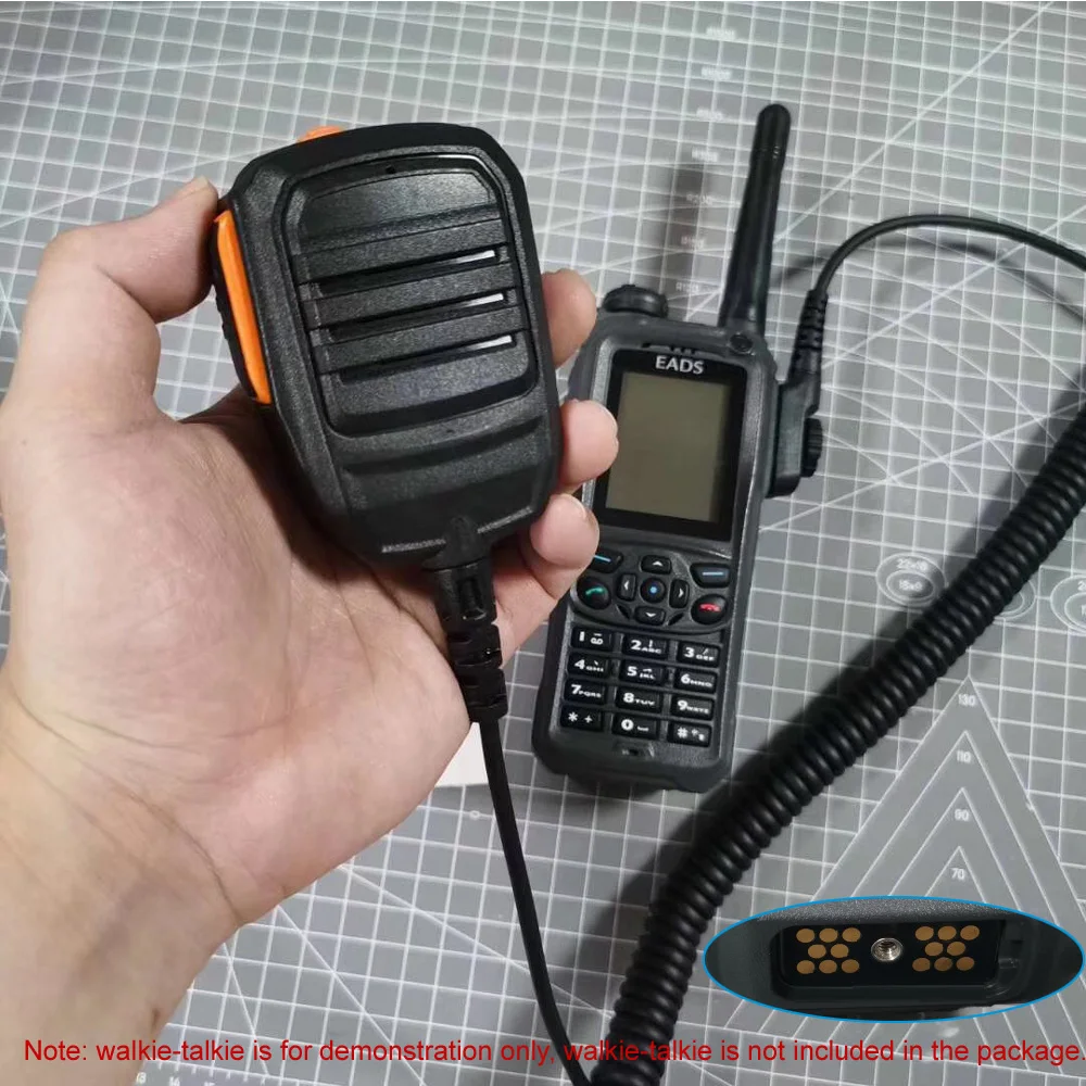 Hand Microphone Speaker Mic for AIRBUS EADS THR9 THR9i Walkie Talkie ...