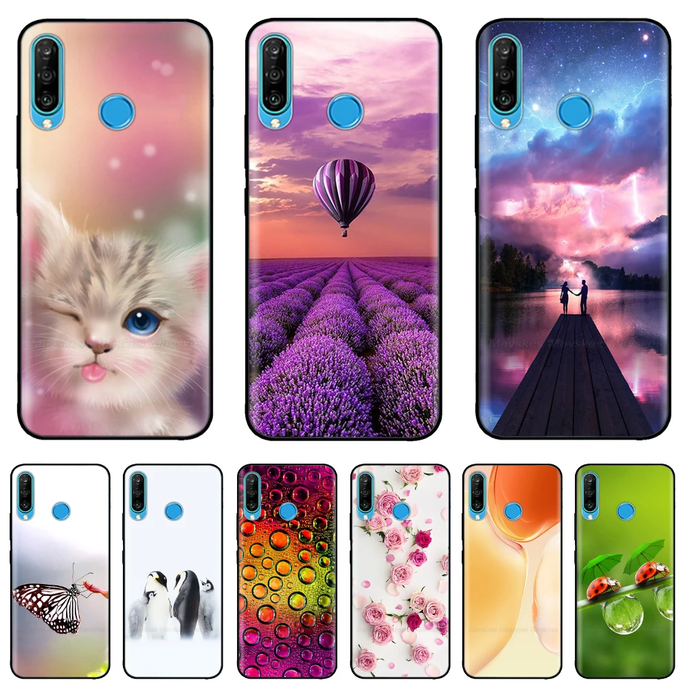 For-Huawei-P30-Lite-Case-For-Huawei-P30Lite-P30-Lite-Case-Silicone-Soft ...
