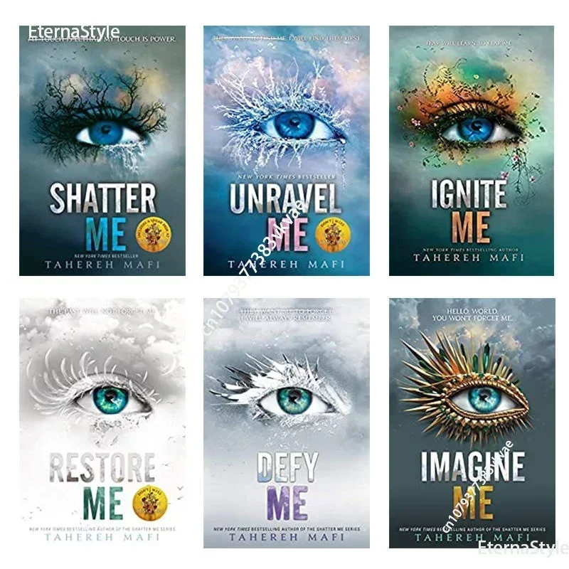Nieuwe-6-boeken-set-Shatter-Me-Engelse-romans-Science-Fiction ...