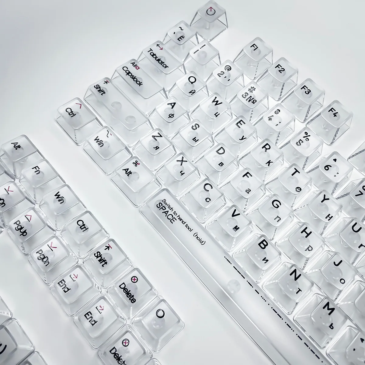 OEM-Height-Key-Caps-UV-Printing-Korean-Russian-Arabic-Full-Set ...