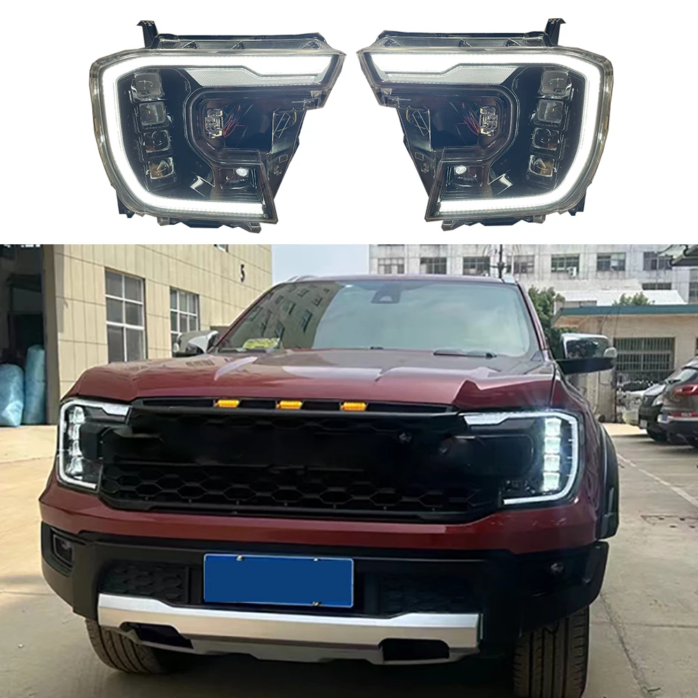 Car-Led-Front-Headlamp-Four-Lens-Head-Light-HeadLamp-Auto-Parts ...
