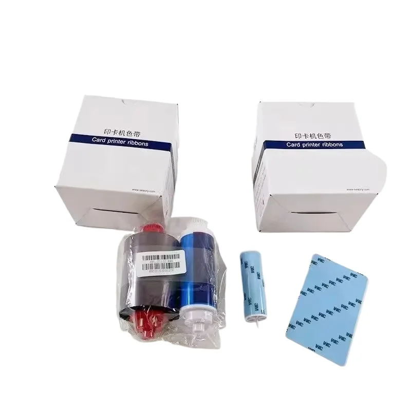 For Original Ocean S21 S22 S26 S28 Card Printer Full Color Ribbon 300 ...