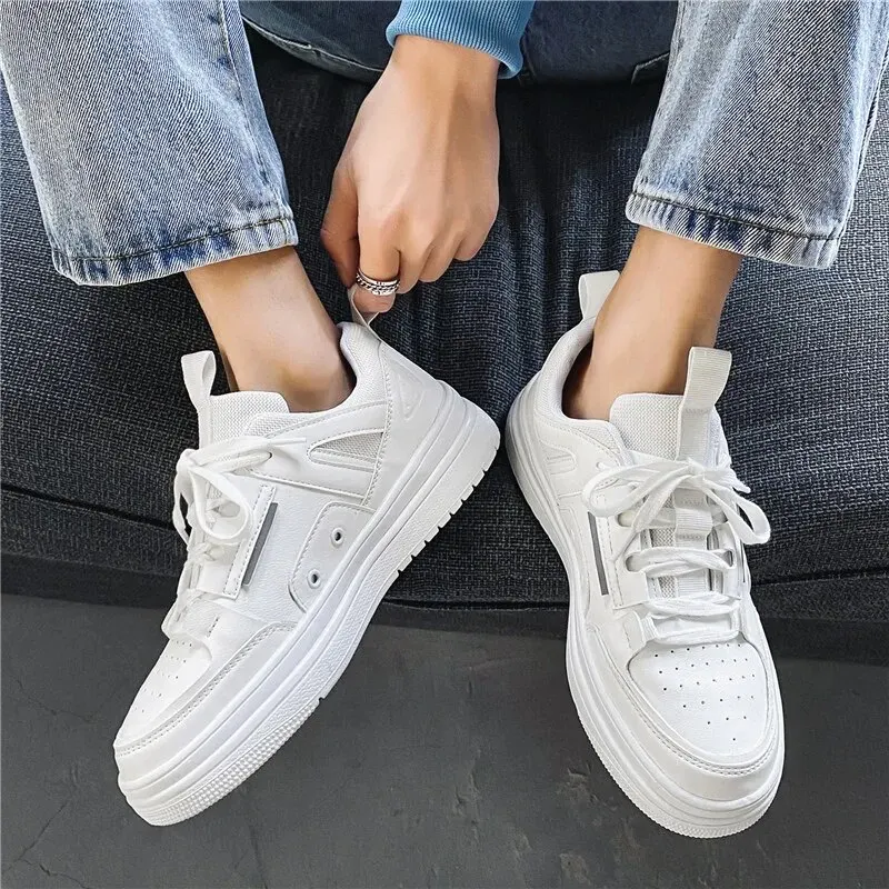 Men Trendy Versatile High-end Sneakers Summer Breathable Casual Skate ...