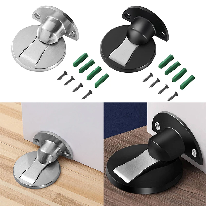 1pc-Non-punch-Door-Holder-Catch-Hidden-Magnetic-Door-Stop-Zinc-Alloy ...