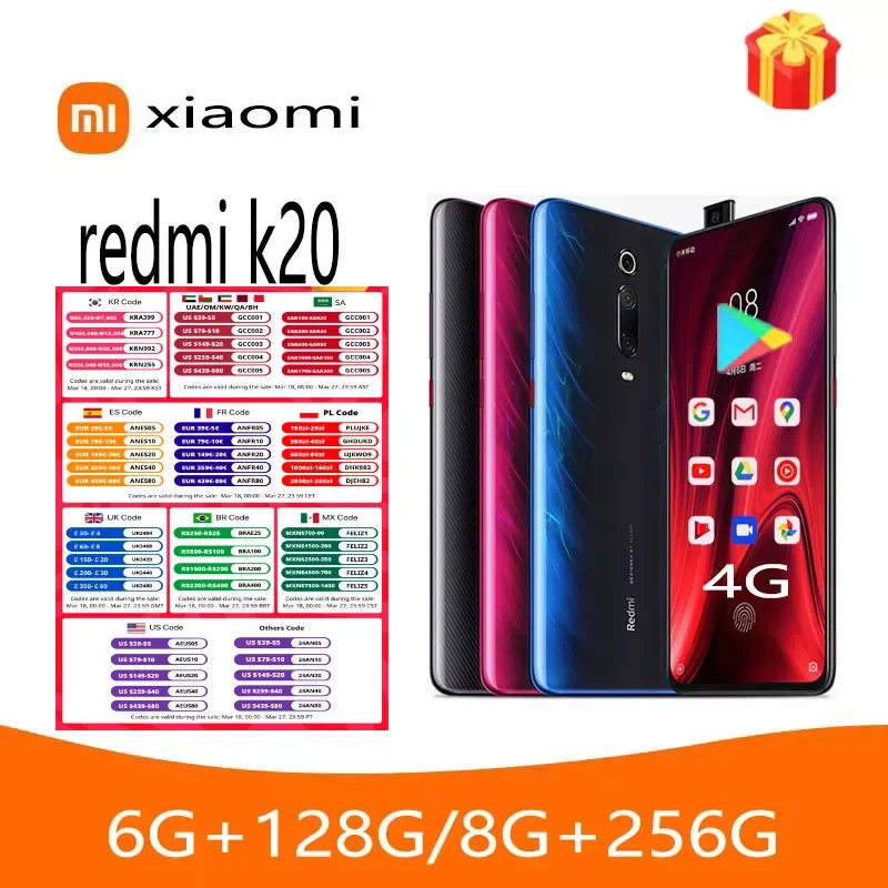 Original-Xiaomi-Redmi-K20-Smartphone-Cellphone-Android-Snapdragon-6GB ...