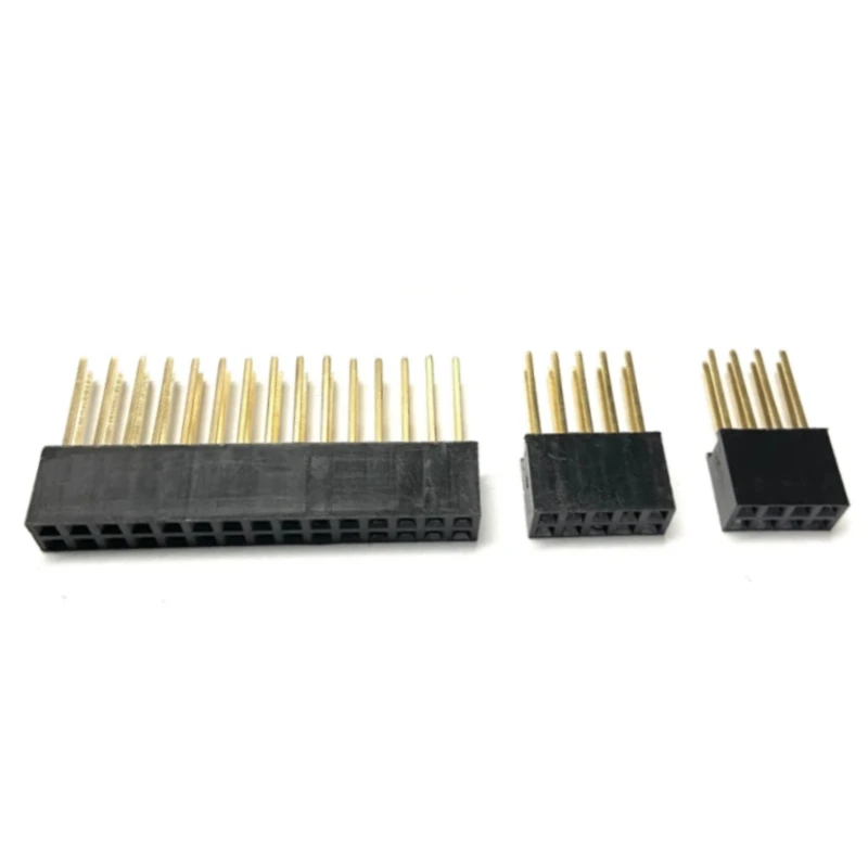 10PCS-2-54mm-Double-Row-Female-Long-Pin-11mm-Breakaway-PCB-Board-Pin ...