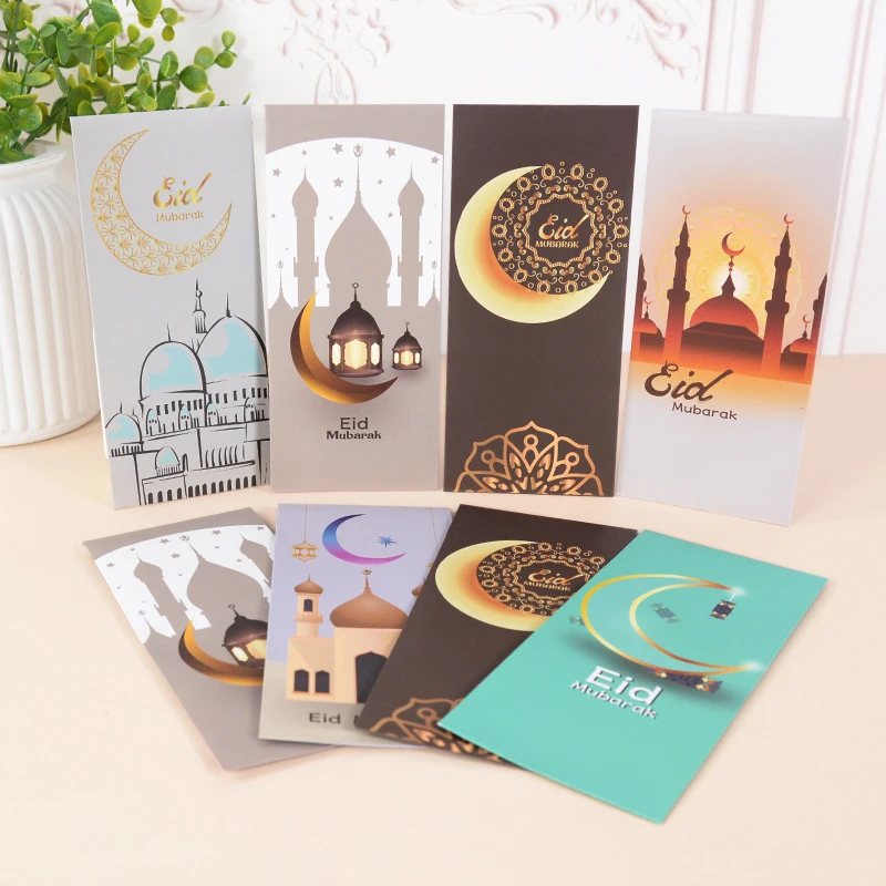 6pcs/set Eid Mubarak Cash Envelopes Ramadan Mubarak Decoration Money ...