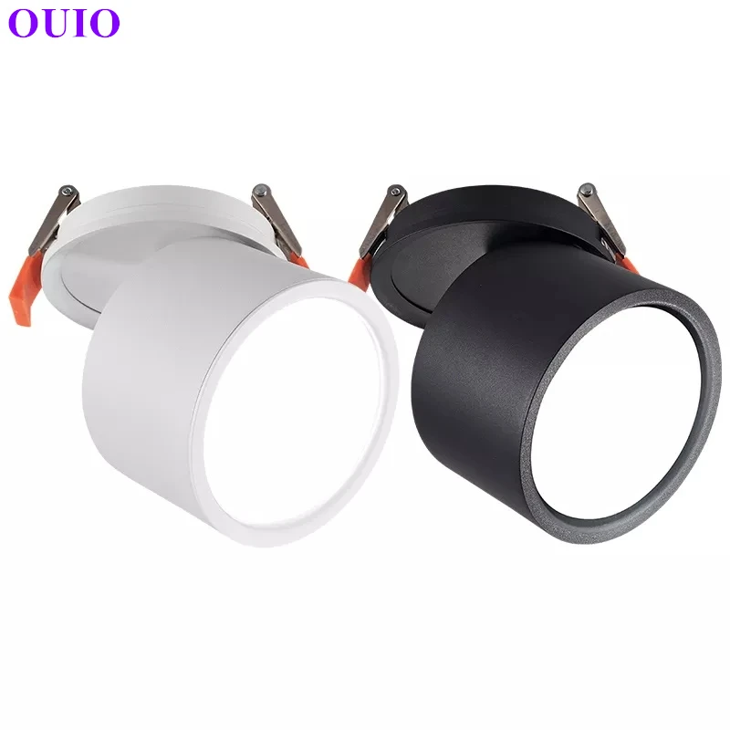 Dimmable Folding Anti Glare Recessed LED Downlights 10W/15W/20W SMD5730 Chip Ceiling Spot Lights ...