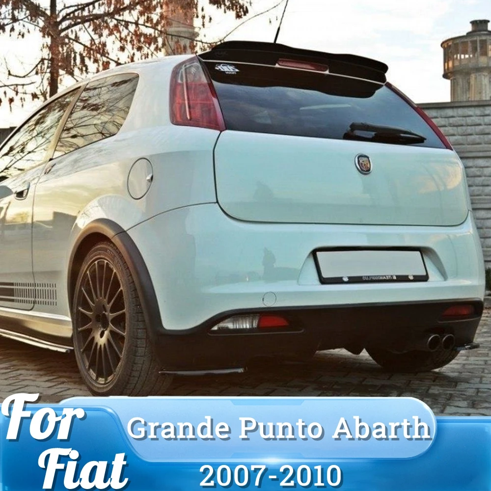 Rear-Wing-Spoiler-Glossy-Black-ABS-Plastic-Roof-Wing-Hatchback-Spoiler ...