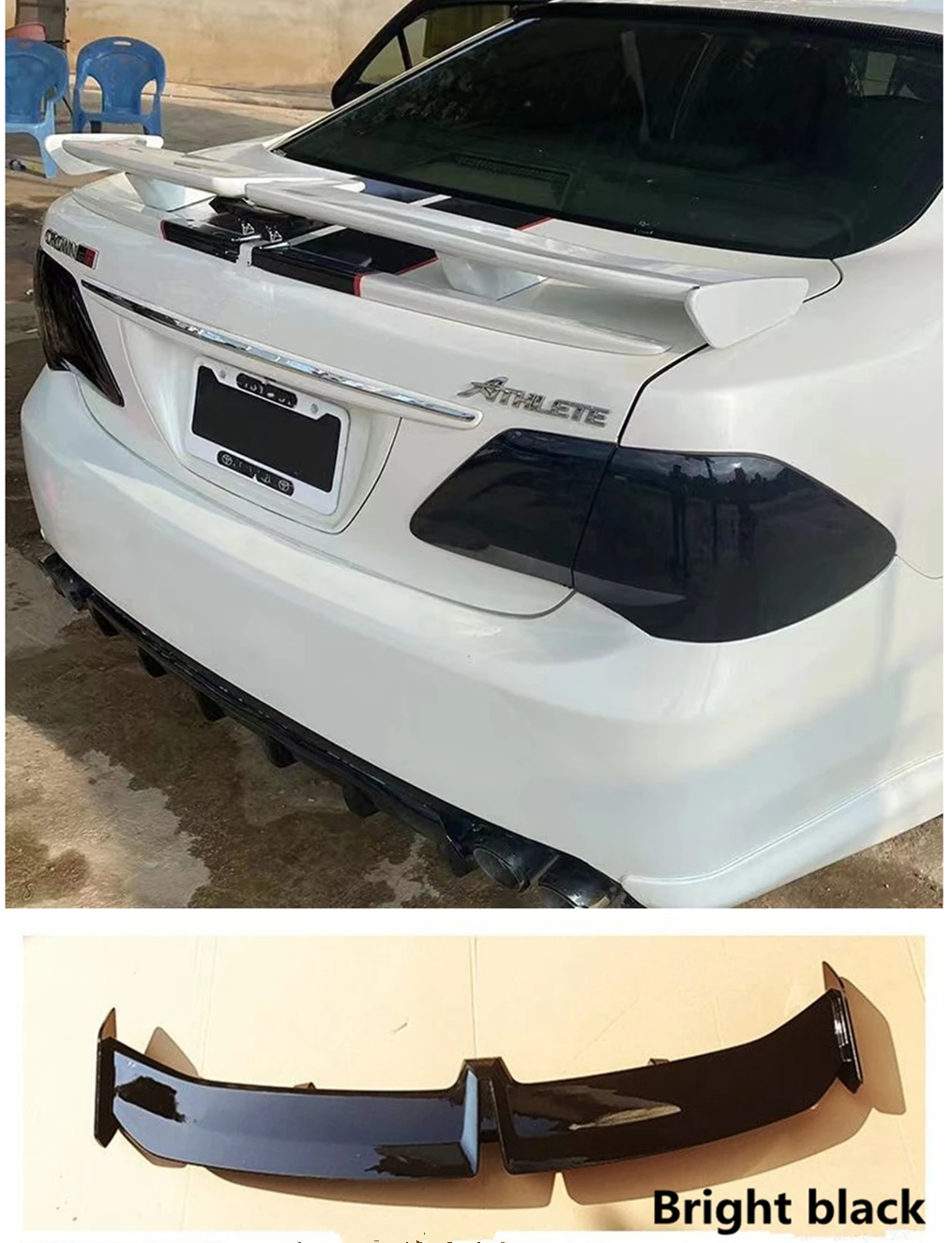 For-Toyota-CROWN-Corolla-Kamuri-Royal-Saloon-Spoilers-Rear-Trunk-Wing ...