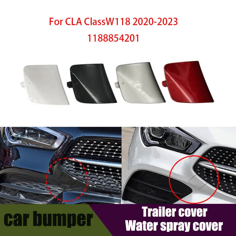 For Mercedes W118 Front Car Tow Cover For CLA Class Bumper Tow Eye Cap ...