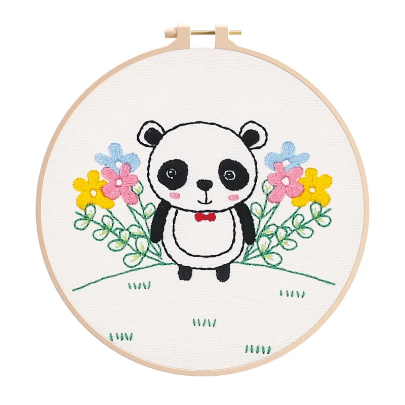 Embroidery-diy-simple-cartoon-beginner-handmade-materials-package ...