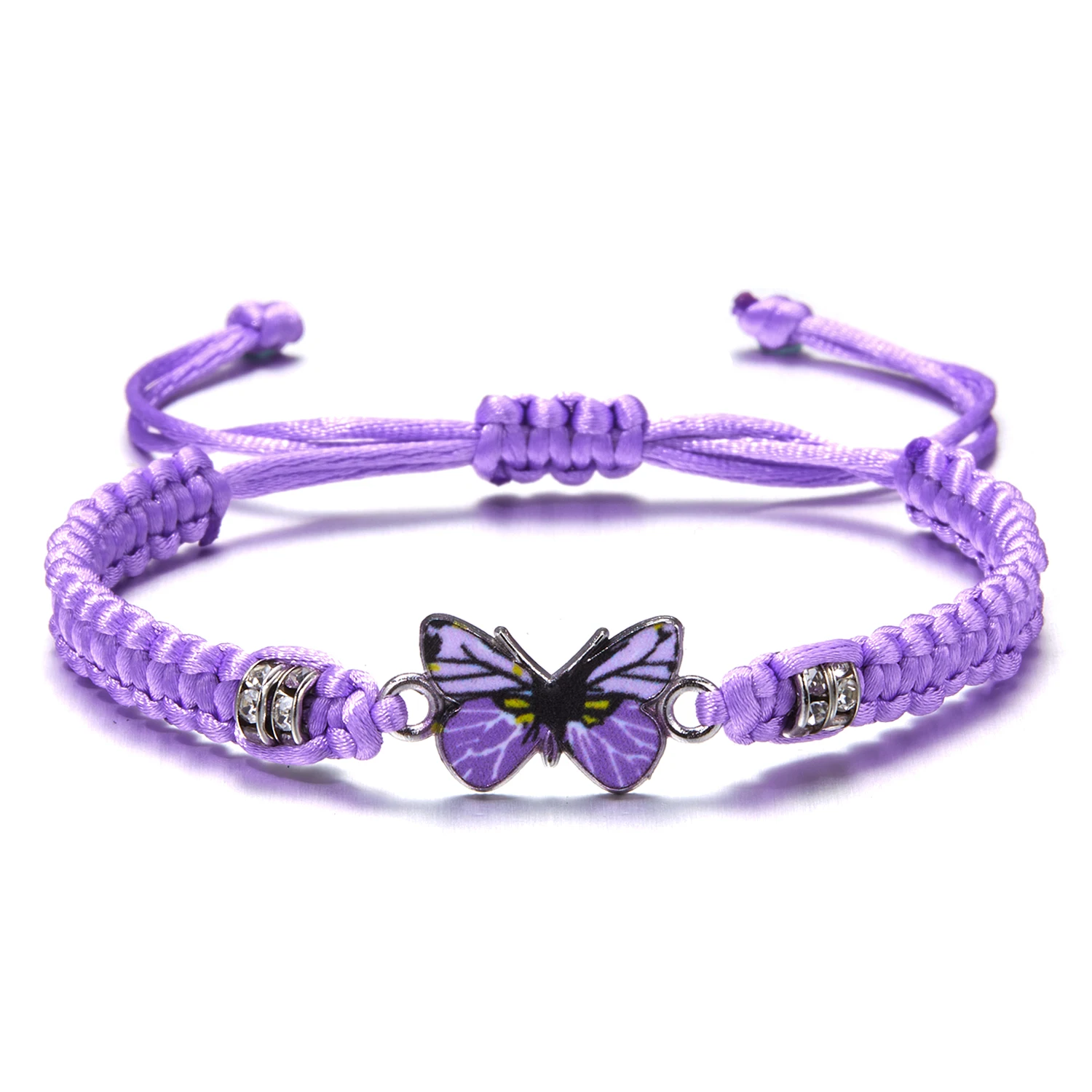 Fashion Handmade Braided String Bracelet For Women Charm Sweet Colorful ...